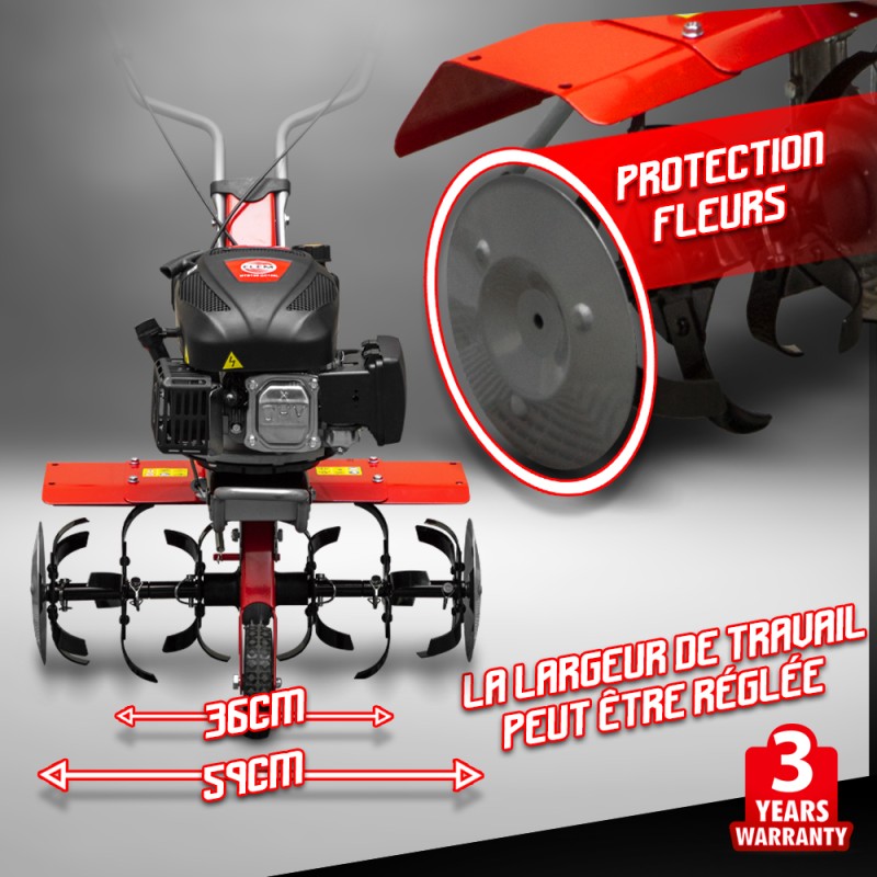 Motoculteur Garden Technic 139cc Pices Dtaches